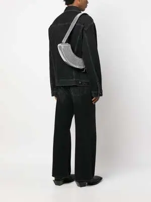Gcds Comma Medium Mirror Shoulder Bag