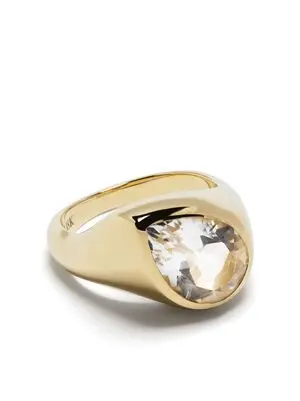 OCTAVIA ELIZABETH 18kt Yellow Aura Topaz Ring - Gold