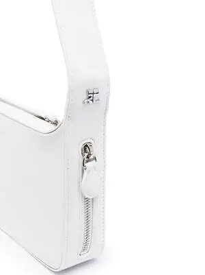 COURREGES Zip-fastening Shoulder Bag - White