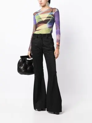 BARBARA BOLOGNA Cotton Flared Trousers