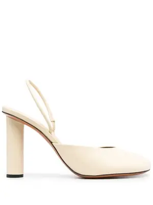Proenza Schouler 100mm Slingback Leather Pumps