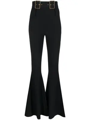 Elisabetta Franchi Belted Flared Trousers