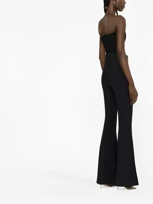 Elisabetta Franchi Belted Flared Trousers
