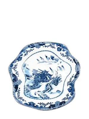SELETTI X Diesel Living Porcelain Soup Plate - Blue
