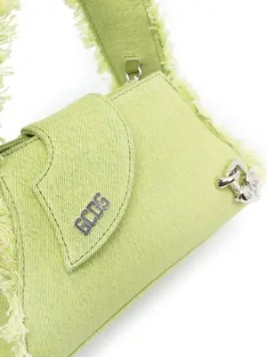 Gcds Comma Denim Bag - Green
