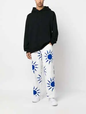 LIBERAL YOUTH MINISTRY Graphic-print Straight-leg Jeans