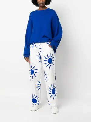 LIBERAL YOUTH MINISTRY Graphic-print Straight-leg Jeans