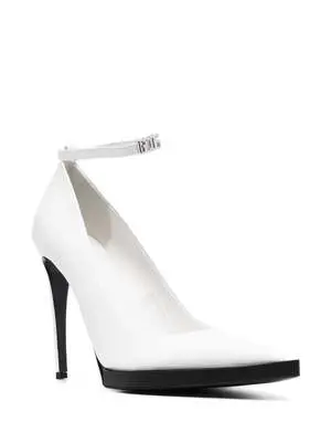 Gcds 110mm Pointed Leather Pumps