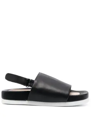 Agl Holly 35mm Leather Sandals - Black