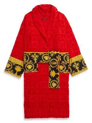 Versace I Love Baroque Bathrobe - Red
