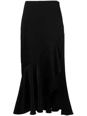 Polo Ralph Lauren Ruffled Hem Maxi Skirt