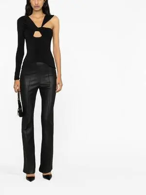 NENSI DOJAKA One-shoulder Top - Black