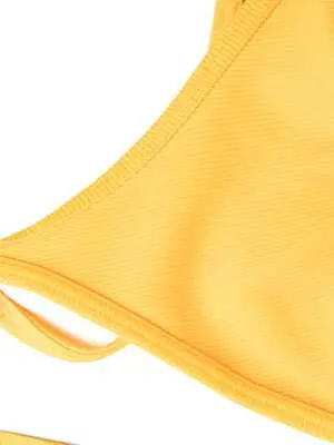 Attico Strappy Triangle Bikini Set - Yellow