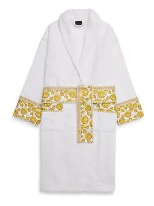 Versace Medusa Amplified Bathrobe - White