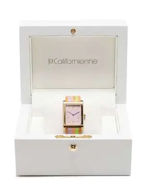 LACALIFORNIENNE Daybreak Striped Watch - Multicolour