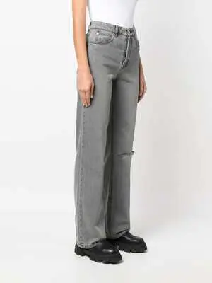 Zadig&Voltaire Distressed Straight-leg Jeans