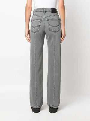 Zadig&Voltaire Distressed Straight-leg Jeans