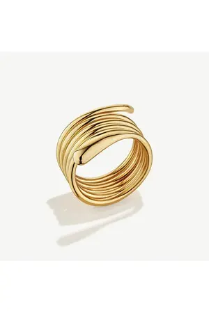 SOKO Dash Coil Ring - Gold
