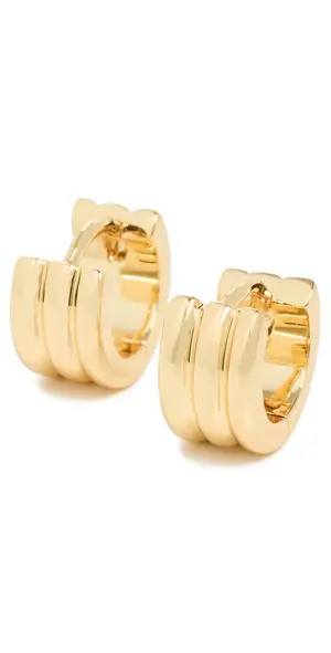 Gorjana Reed Huggie Earrings - Gold