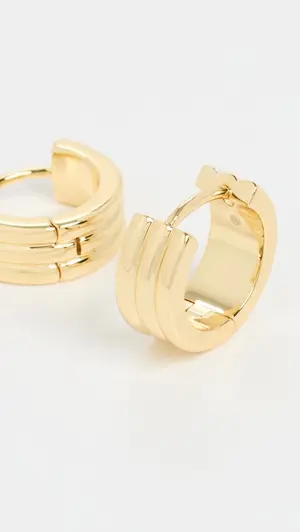 Gorjana Reed Hoop Earrings