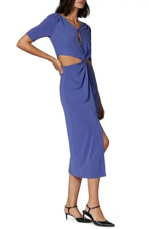 Equipment Genevieve Side Cutout Dress