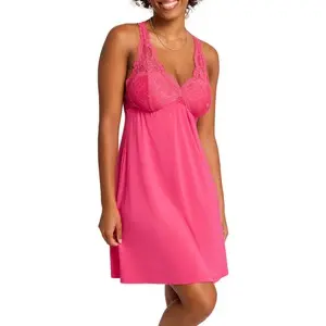 Fleur't Belle Epoque Fuller Cup Lace Chemise Azalea