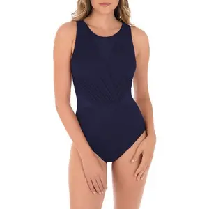 MIRACLESUIT® Illusionist Palma One-piece Swimsuit - Midnight Blue