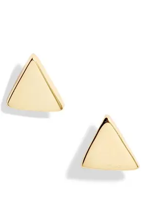 Argento Vivo Triangle Stud Earrings
