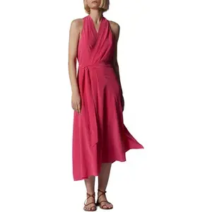 Equipment Alejandra Halter Maxi Dress - Raspberry Sorbet
