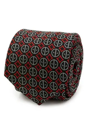 CUFFLINKS, INC. Deadpool Icon Neck Tie - Black