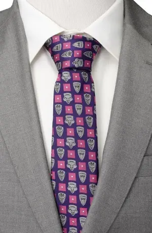 CUFFLINKS, INC. Marvel Patterned Neck Tie