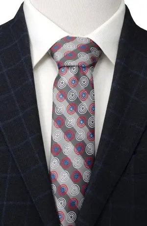CUFFLINKS, INC. Captain America Shield Neck Tie