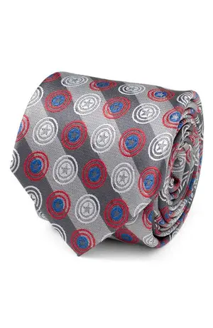 CUFFLINKS, INC. Captain America Shield Neck Tie