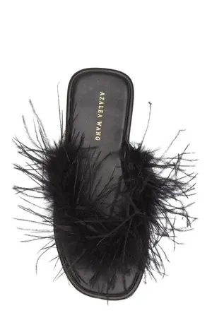 AZALEA WANG Pammy Feather Sandal