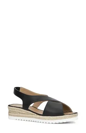 Aquatalia Aquatalia Adelina Crisscross Slingback Sandal Black