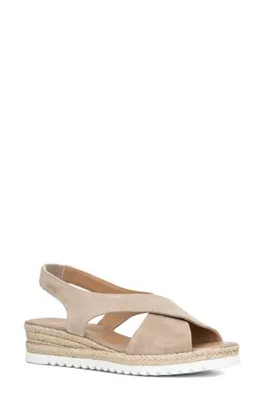Aquatalia Aquatalia Adelina Crisscross Slingback Sandal Shell