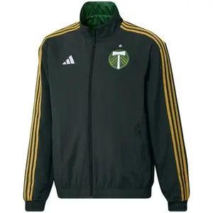 Adidas Portland Timbers 2023 On-field Anthem Full-zip Reversible Team Jacket