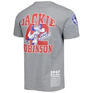 Mitchell & Ness Jackie Robinson Brooklyn Dodgers Cooperstown Collection Legends T-shirt