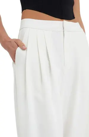 GREY LAB High-waisted Balloon Trousers - White