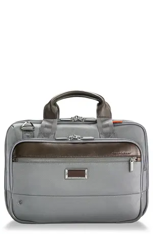 Briggs & Riley Work Small Expandable Ballistic Nylon Laptop Briefcase With Rfid Pocket