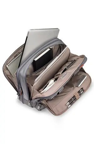 Briggs & Riley Work Small Expandable Ballistic Nylon Laptop Briefcase With Rfid Pocket