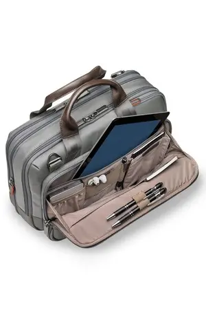 Briggs & Riley Work Small Expandable Ballistic Nylon Laptop Briefcase With Rfid Pocket