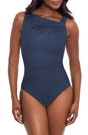 MIRACLESUIT® Rock Solid Avra One-piece Swimsuit - Midnight Blue