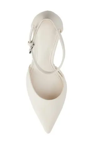Dkny Veata Pointed-toe Slingback Pumps - Egg Nog