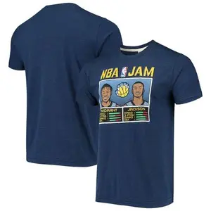 HOMAGE Ja Morant & Jaren Jackson Jr. Navy Memphis Grizzlies Nba Jam T-shirt - Heather Navy
