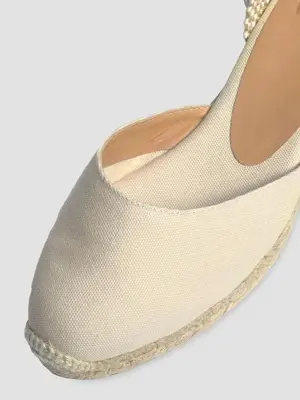 CastaÑer Carina 3 Espadrille Wedge Sandals - Ivory