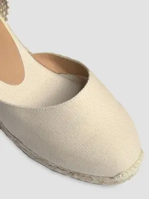 CastaÑer Carina 3 Espadrille Wedge Sandals - Ivory