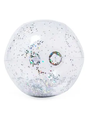 SUNNYLIFE Bounce Into Action Inflatable Glitter Beach Ball - One-color