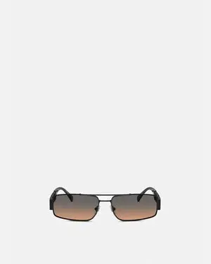 Versace Greca Rectangular Sunglasses