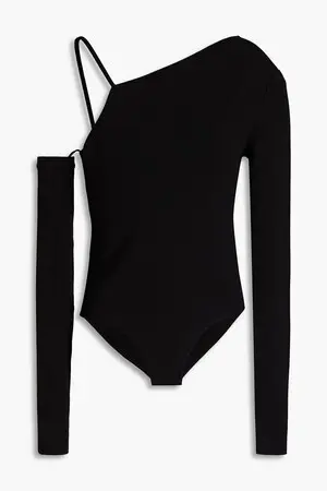 Zeynep Arçay Asymmetric Stretch-knit Bodysuit